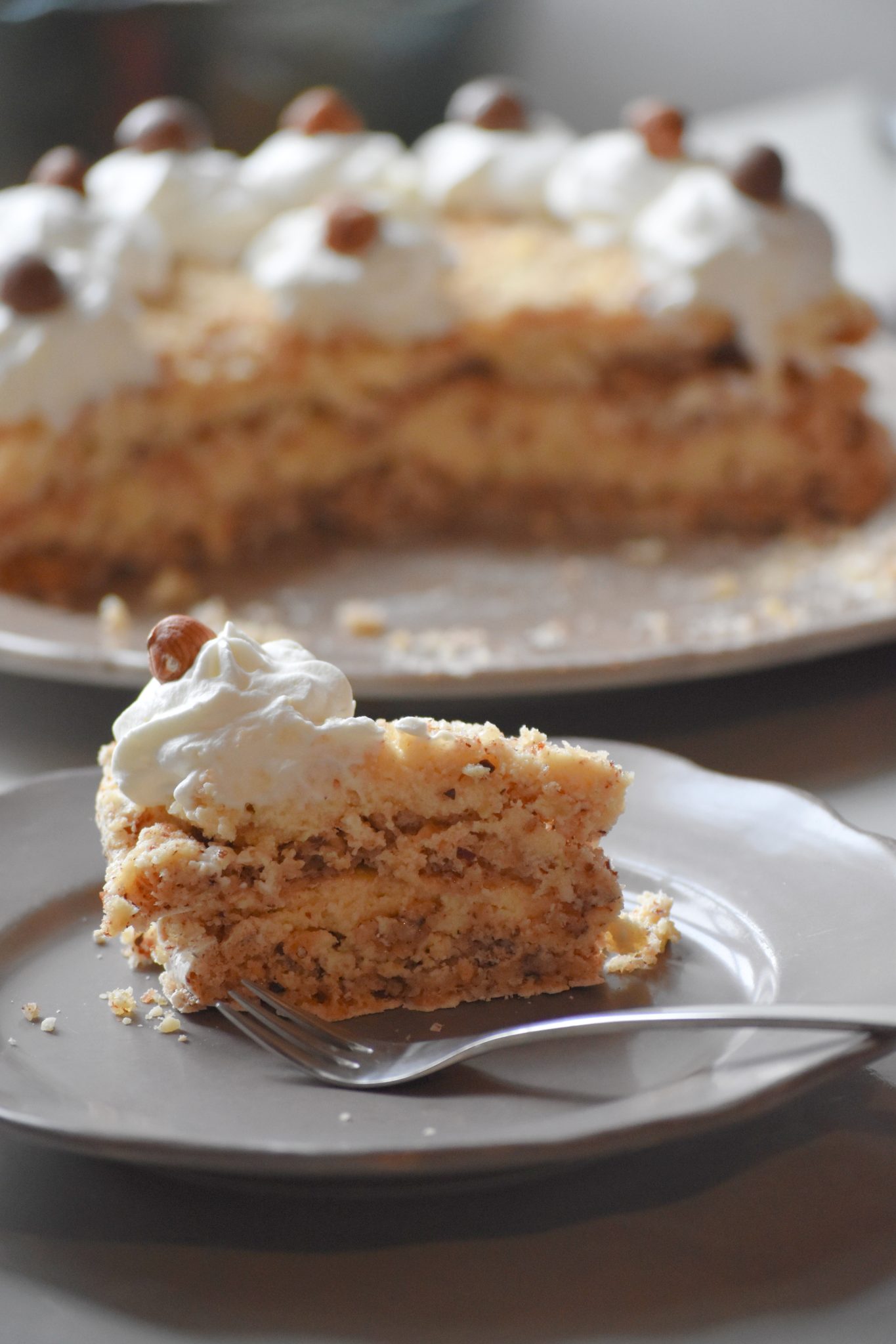 Hazelnoot schuimtaart - stap voor stap - Onze Franse keuken